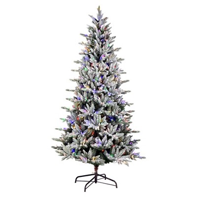 Vickerman Flocked Vail Pine Artificial Christmas Tree : Target