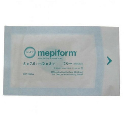 Mepiform Scar Reduction Dressing - 2x3 Inch/5x7.5 Cm (5 Pcs) : Target