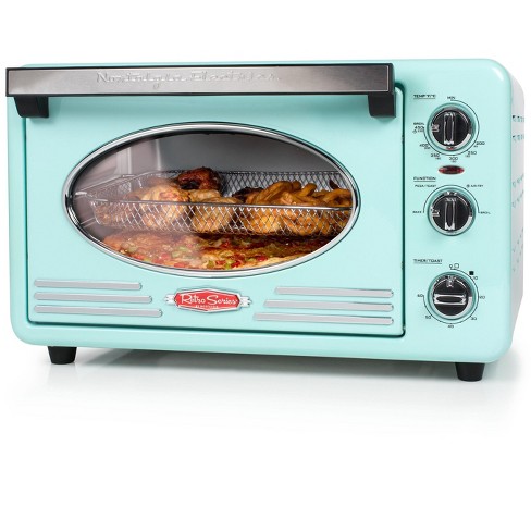 Nostalgia Rtov2aq Retro 12-slice Air Fryer Toaster Oven, Aqua : Target
