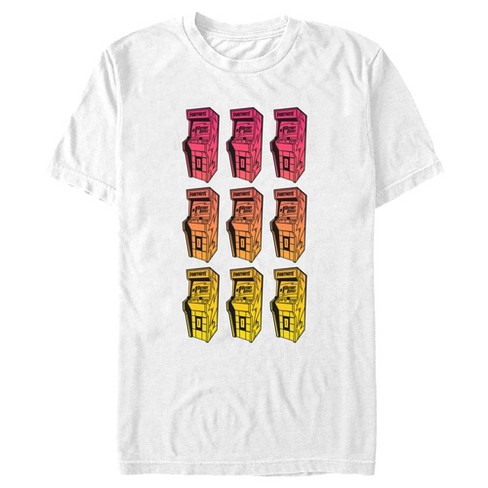 Men's Fortnite Retro Arcade Stack T-shirt : Target