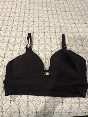 Hanes Originals Women's Supersoft Longline Triangle Bra Mhot10 - Nude L ...