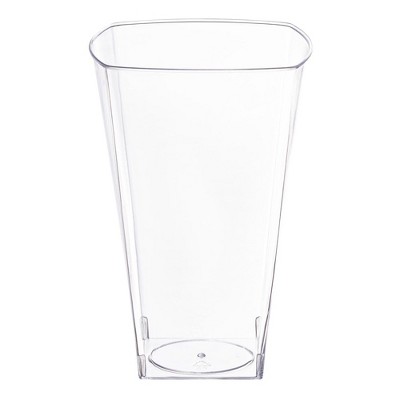 Smarty Had A Party 10 Oz. Clear Square Plastic Cups (336 Cups) : Target