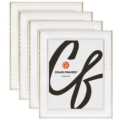 Craig Frames Victoria 24x32 Inch Ornate White And Gold Picture Frame ...