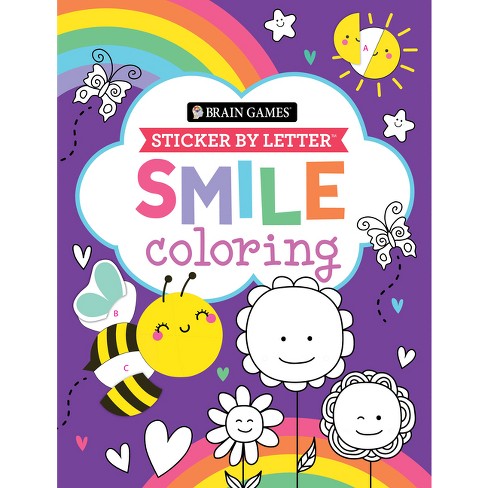 Brain Games - Sticker By Letter - Coloring: Smile - By Publications ...