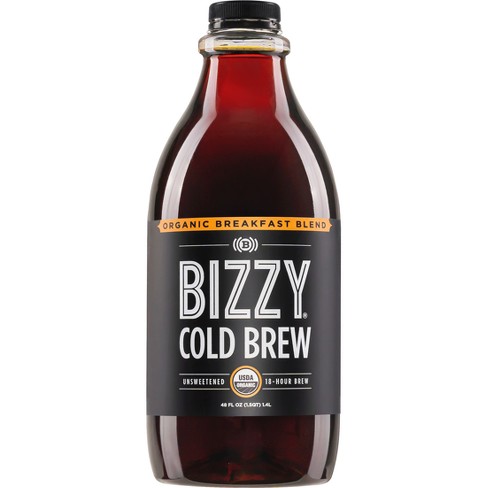 Bizzy Organic Breakfast Blend Unsweetened Cold Brew Coffee - 48 Fl Oz ...