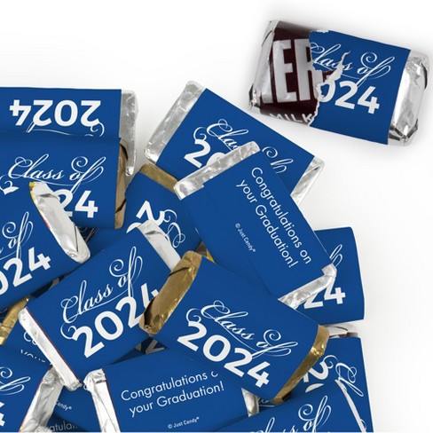 164 Pcs Blue Graduation Candy Party Favors Class Of 2024 Hershey's ...