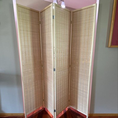 Costway 4 Panel Room Divider Screen Portable Folding 6 Ft Partition ...