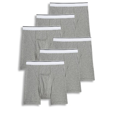Jockey Men's Pouch 5" Boxer Brief - 6 Pack M Grey Heather : Target