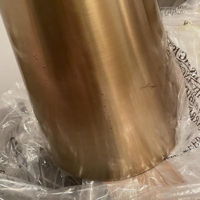 67.75"x17" Modern Floor Lamp With Table Brass - Threshold™: Etl Listed ...