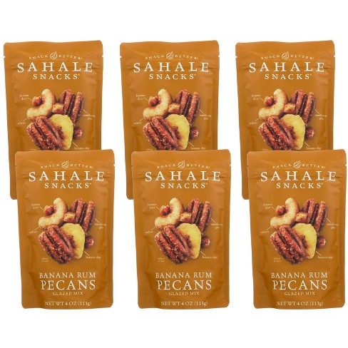 Sahale Snacks Banana Rum Pecans Glazed Mix - Case Of 6/4 Oz : Target
