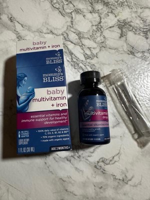 Mommy's Bliss Baby Multivitamin + Iron - 1 Fl Oz : Target