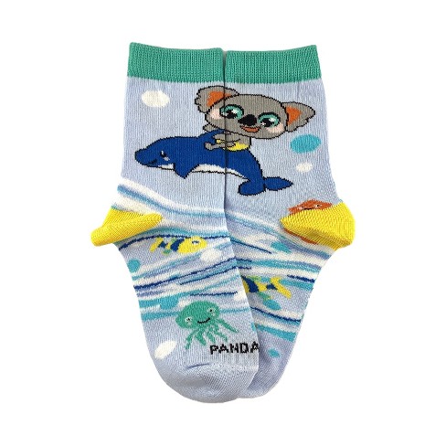 Fun Koala On A Dolphin Socks - Small (ages 3-5) From The Sock Panda ...