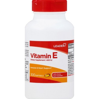 Leader Vitamin E 300 Ea : Target