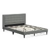 Glenwillow Home Conner Upholstered Platform Bed, Button Tufted ...