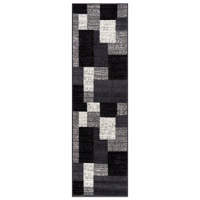 World Rug Gallery Contemporary Arch Knot Design Area Rug - Gray 2'x7 ...