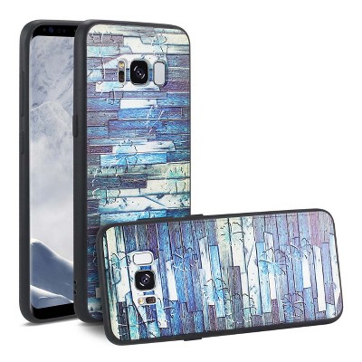 Reiko Samsung Galaxy S8 Embossed Wood Pattern Design Tpu Case With ...