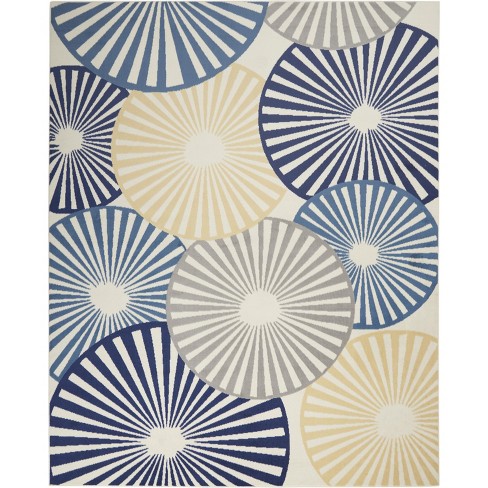 Nourison Grafix Grf20 White Indoor Area Rug 7'10" X 9'10" : Target