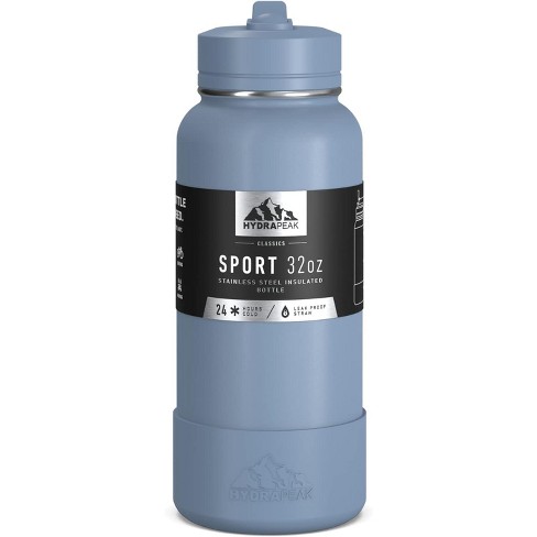 Hydrapeak 32oz Insulated Water Bottle With Straw Lid Matching Color Cap ...