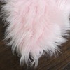 Fluffy Faux Sheepskin Fur Rug, Chair Throw 3' X 2', Pink : Target