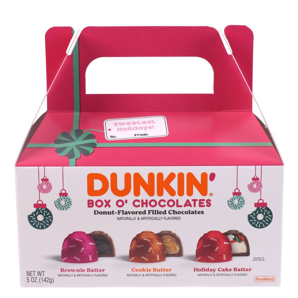 UPC 041376413322 - Dunkin' Donuts Christmas Candy Box Chocolates - 5oz ...
