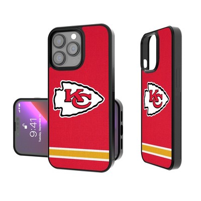 Keyscaper Kansas City Chiefs Stripe Bump Cell Phone Case For Iphone 16 ...