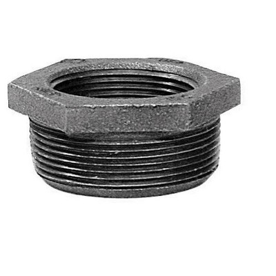Anvil 1-1/4 In. Mpt X 1 In. D Fpt Black Malleable Iron Hex Bushing : Target