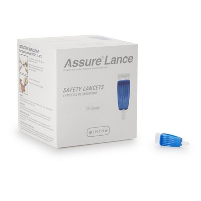 Assure Low Flow Safety Lancet 25 Gauge Needle 1.1 Mm Depth 1 Box(s ...