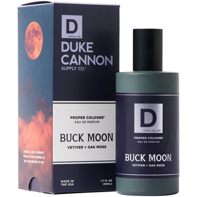 Duke Cannon Men's Buck Moon Proper Cologne - Vetiver & Oakmoss Cologne ...