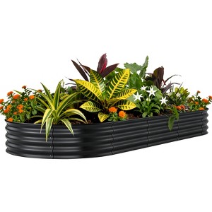 Rust-Resistant Galvanized Raised Garden Bed Outdoor Planter Box – Easy ...