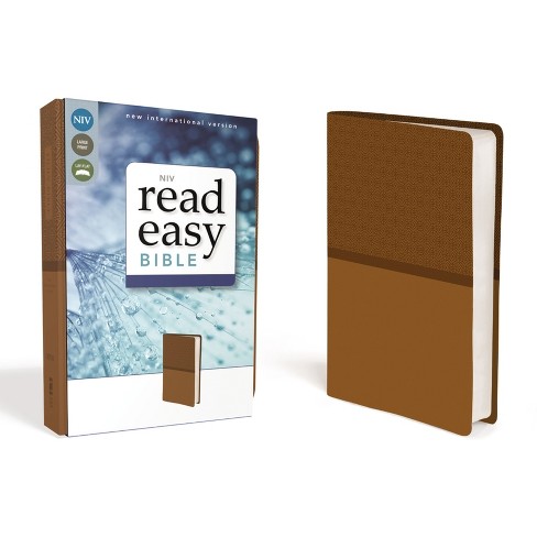Niv Readeasy Bible - Large Print By Zondervan (hardcover) : Target
