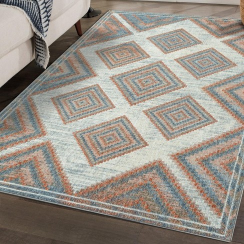 Luxe Weavers Diamond Modern Geometric Area Rug : Target