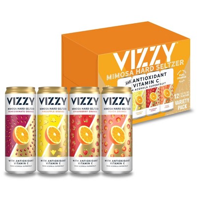 Vizzy Mimosa Hard Seltzer Variety Pack - 12pk/12 Fl Oz Cans : Target