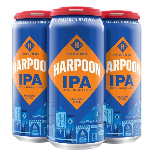 Harpoon Ipa Beer - 4pk/16 Fl Oz Cans : Target