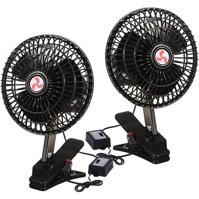 Optimus 12 In. Retro Oscillating Table Fan With Oil Rubbed Bronze ...