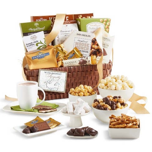 Greatfoods Premier Sweets And Treats Grande Gift Basket With Sympathy ...