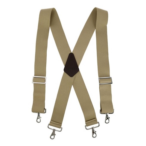 Ctm Men's Industrial Terry Logger Suspenders With Metal Swivel Hook ...