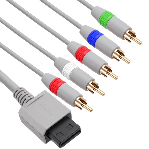 Fosmon For Wii Component Cable High Definition 480p Component AV Cable for Nintendo Wii U HDTV EDTV High Definition 480p x 2000
