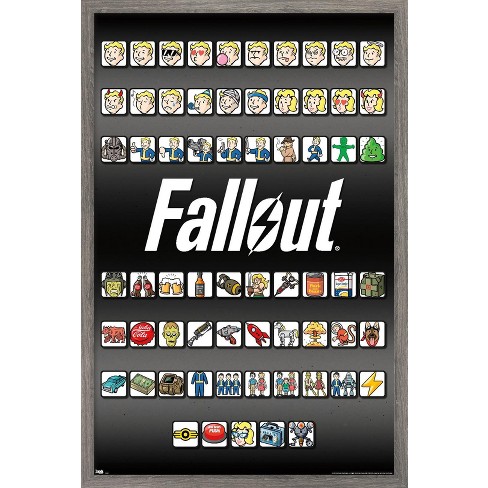 Trends International Fallout - Emojis Framed Wall Poster Prints ...