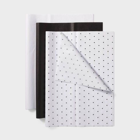 Black And White Dots Banded Tissue - Spritz™ : Target