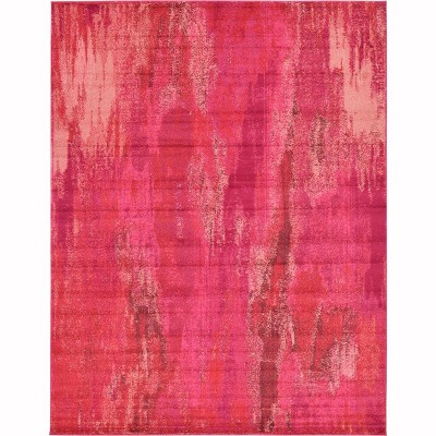 Unique Loom 10' 0 X 13' 1 Jardin Lilly Pink Area Rug : Target