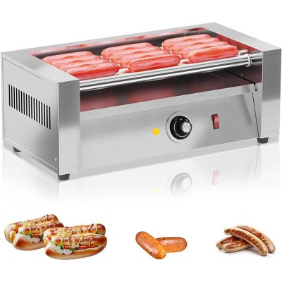 Olde Midway Electric Hot Dog Roller Grill Cooker With 5 Rollers And ...