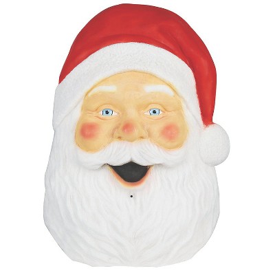 Seasonal Visions Santa Plaque With Sound Lights Christmas Decoration ...