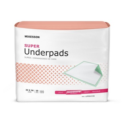 Mckesson Underpads, Heavy Absorbency, Disposable, 24 In X 36 In, 150 ...