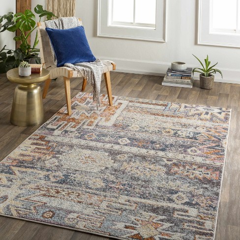 Hauteloom Round Area Rug 5'3" Blue : Target