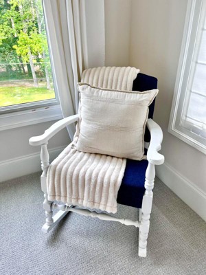 Ribbed Plush Throw Blanket - Room Essentials™ : Target