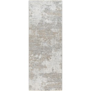 Livabliss Brunswick 2'7"x7'3" Runner Machine Woven Indoor Area Rugs Tan ...
