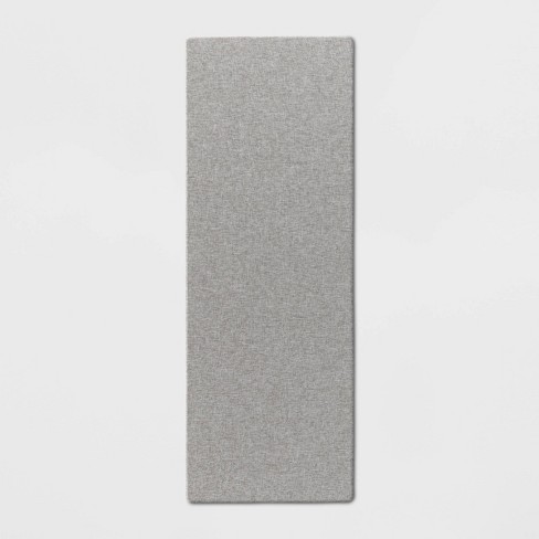 1'8"x5' Rectangle Indoor Floor Mat Gray - Threshold™: Basket Weave ...