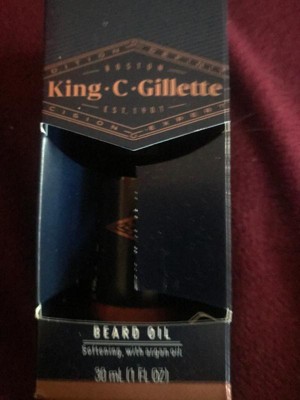 King C. Gillette Men's Beard Oil With Argan Oil - 1 Fl.oz : Target