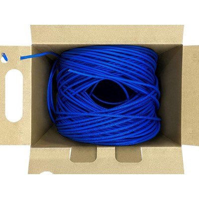 Monoprice Cat6 Plenum Bulk Cable - 500 Feet - Black | Ul, Solid, 550mhz, Utp, Cmp, Bare Copper ...