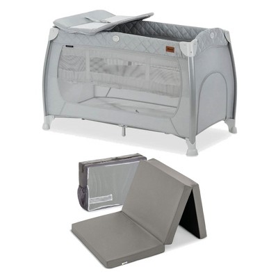 Hauck Sleep N Play Go Plus Portable Baby Travel Cot With Wheels ...